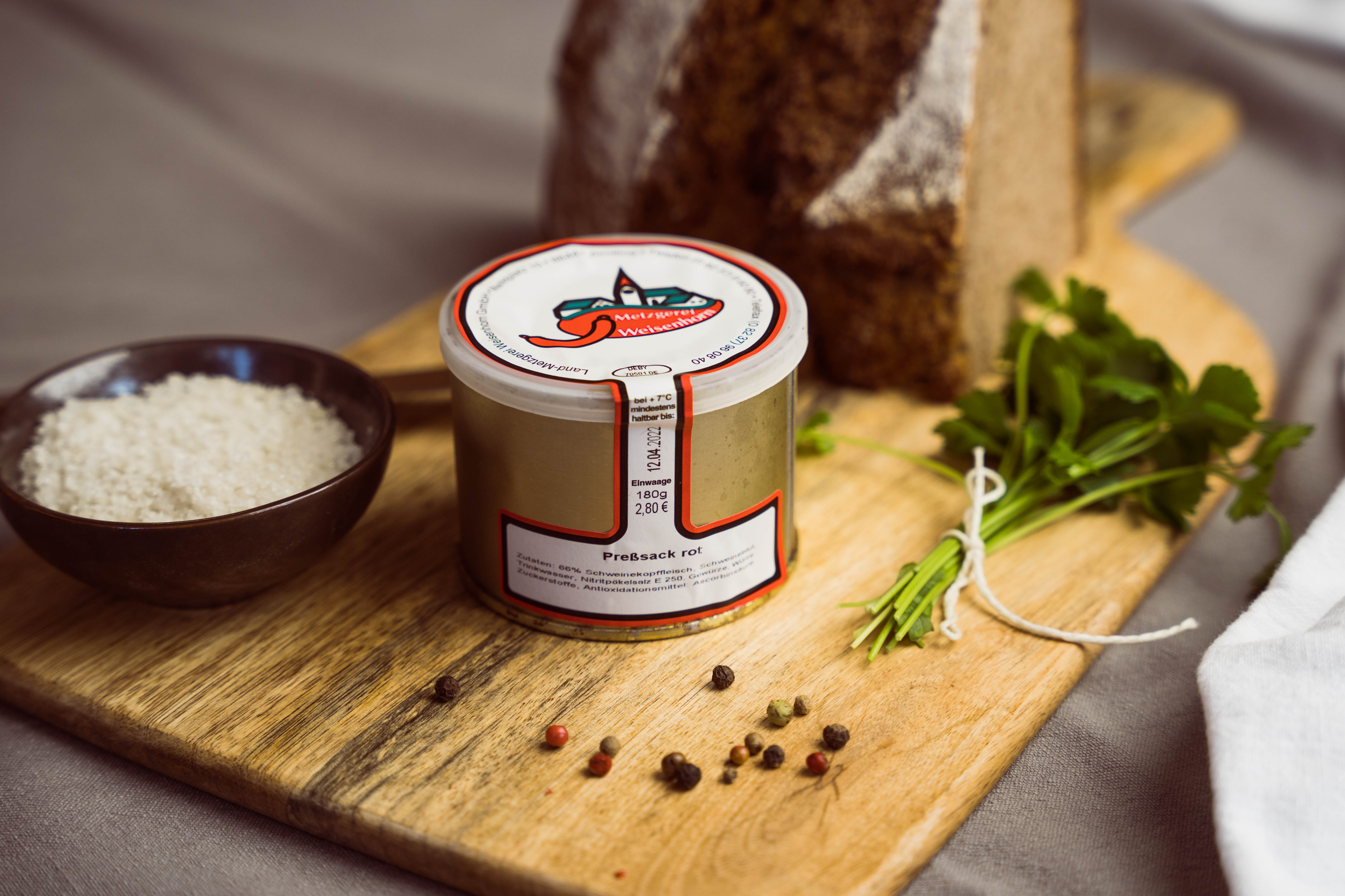 Presssack rot (Dose) | Landmetzgerei Weisenhorn GmbH